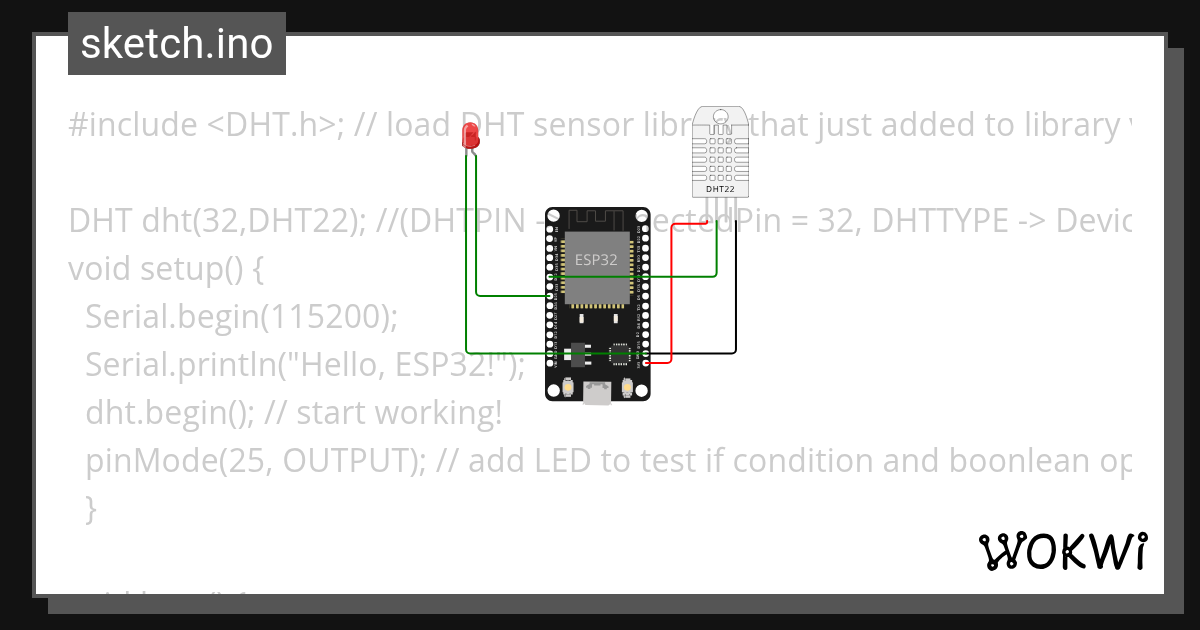 Dht22 Wokwi Esp32 Stm32 Arduino Simulator