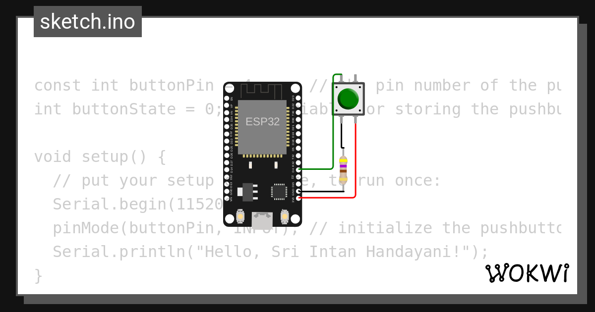 Projectpushbutton Tugas75cc Wokwi Esp32 Stm32 Arduino Simulator 4530