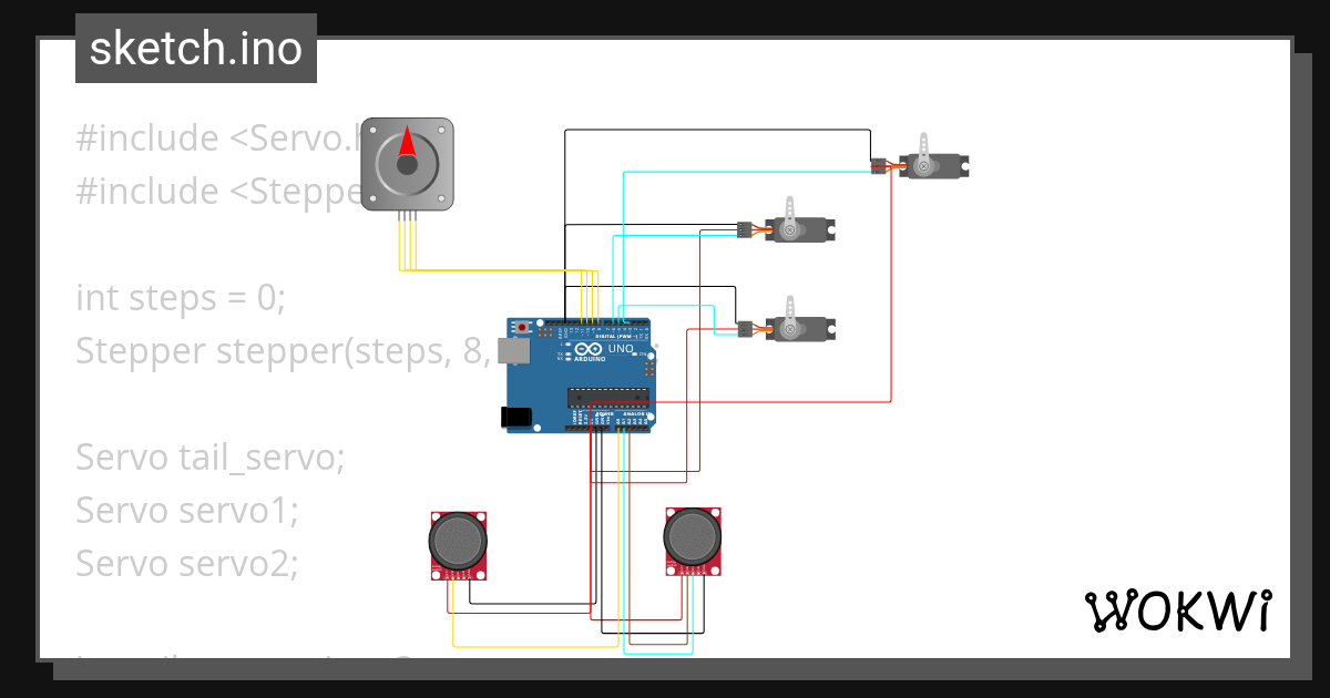 air_control.ino - Wokwi ESP32, STM32, Arduino Simulator
