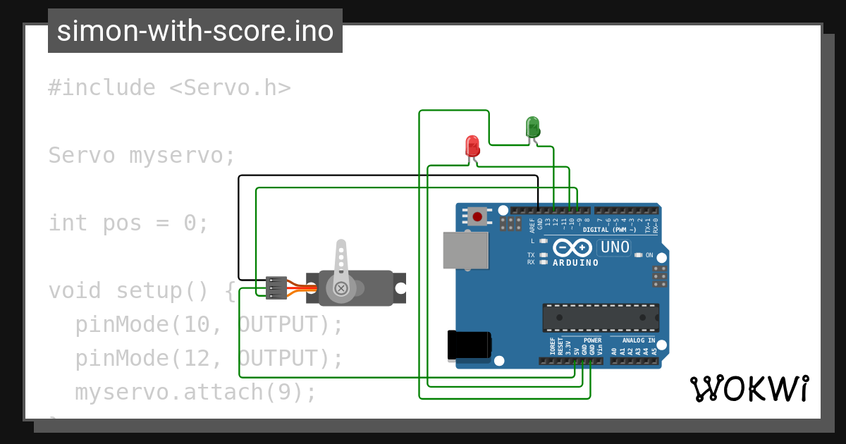 Simon With O Wokwi Esp32 Stm32 Arduino Simulator