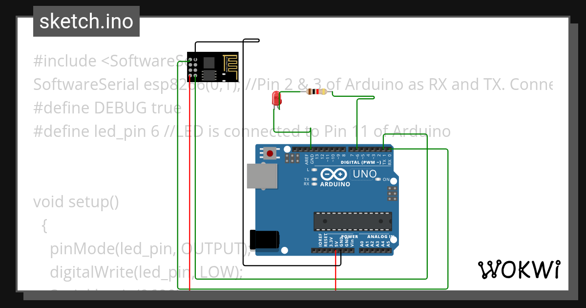sketch.ino - Wokwi ESP32, STM32, Arduino Simulator