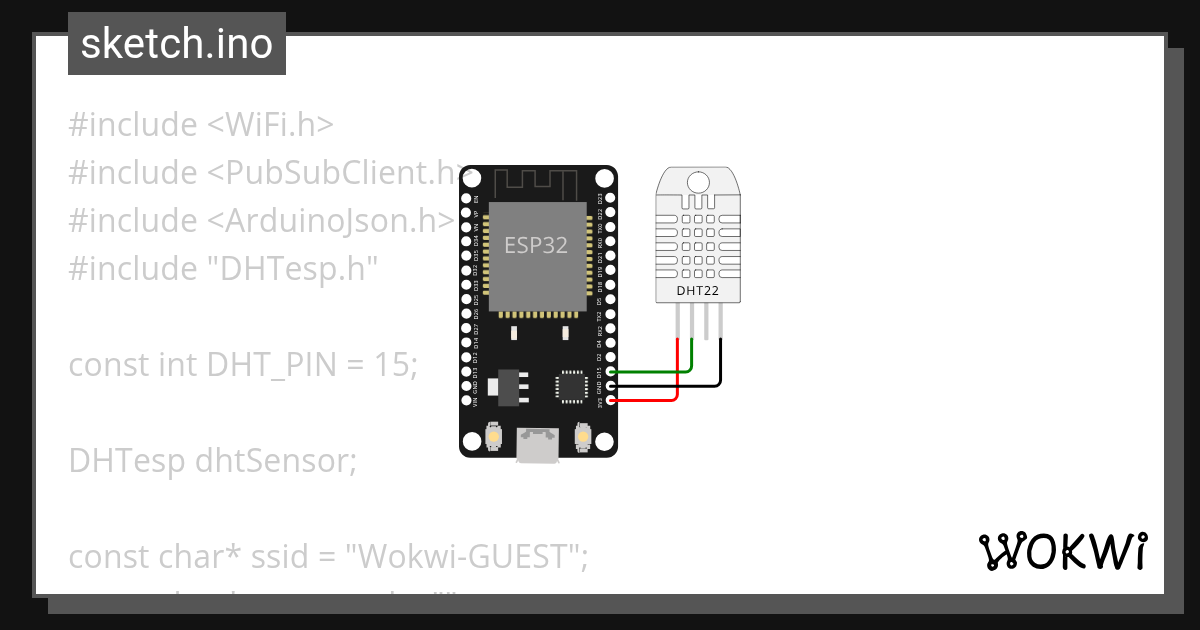 36 Data Json MQTT - Wokwi ESP32, STM32, Arduino Simulator