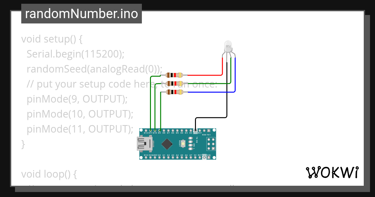 randomNumber.ino - Wokwi ESP32, STM32, Arduino Simulator