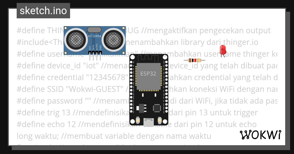 sketch.ino - Wokwi ESP32, STM32, Arduino Simulator