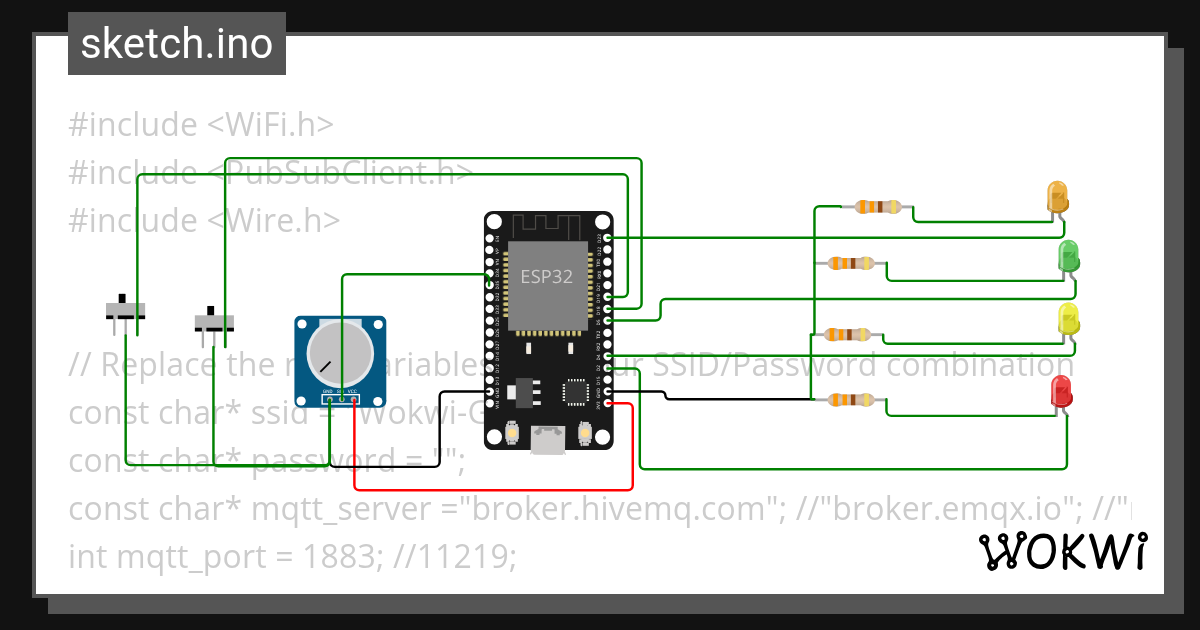 ARDUMEKA_MQTT.ino - Wokwi ESP32, STM32, Arduino Simulator