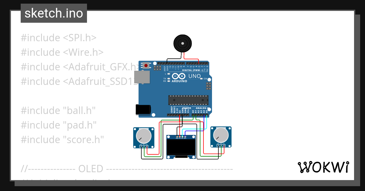 Pong.ino copy - Wokwi ESP32, STM32, Arduino Simulator