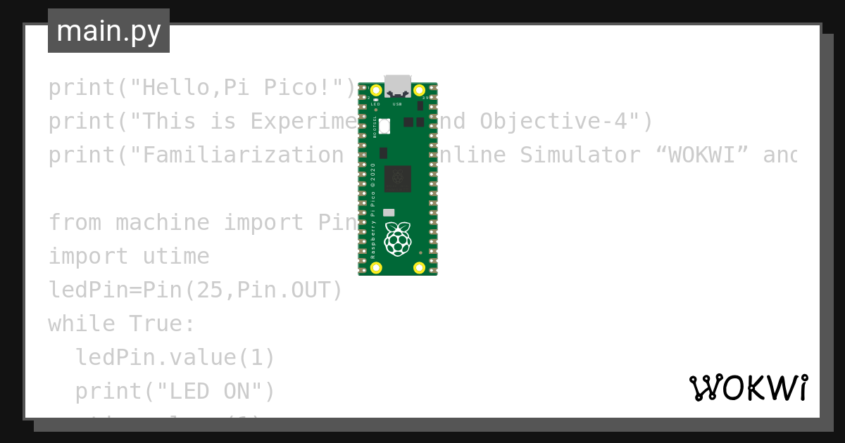 Onboard Led Wokwi Esp32 Stm32 Arduino Simulator 2045