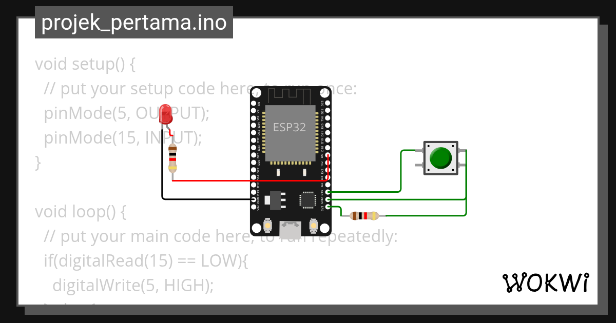projek_pertama.ino - Wokwi ESP32, STM32, Arduino Simulator projek_pertama.ino - Wokwi ESP32, STM32, Arduino Simulator