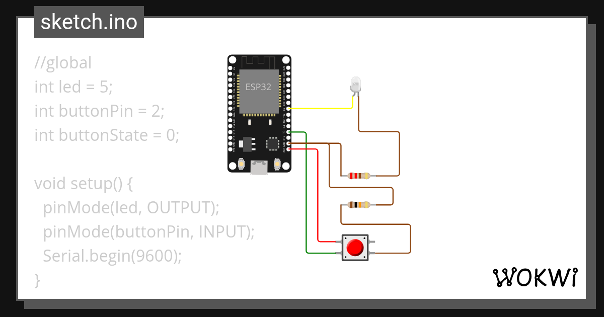 LED_Switch.ino - Wokwi ESP32, STM32, Arduino Simulator LED_Switch.ino - Wokwi ESP32, STM32, Arduino Simulator
