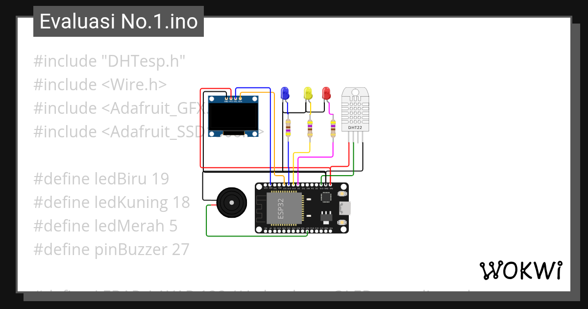 Evaluasi No.1.ino - Wokwi ESP32, STM32, Arduino Simulator