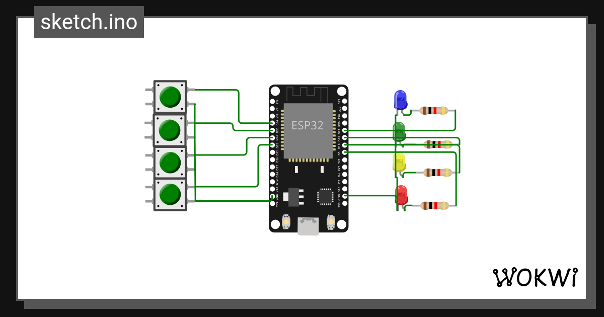 sketch.ino - Wokwi ESP32, STM32, Arduino Simulator