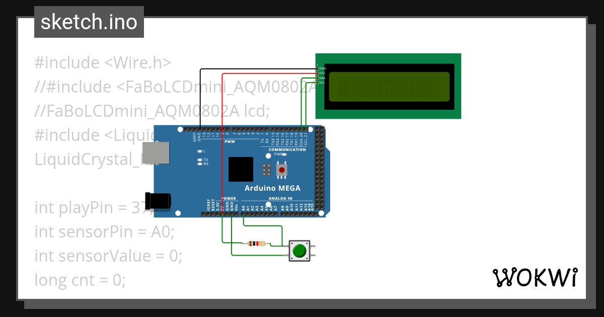 sketch.ino - Wokwi ESP32, STM32, Arduino Simulator