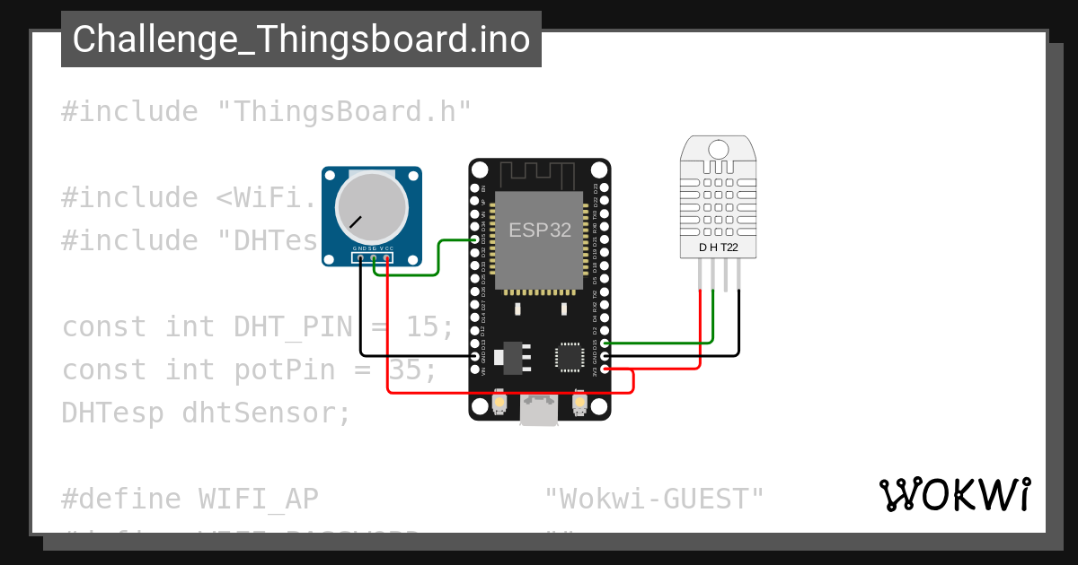 Challenge Dht22 Esp32 Thingsboard 3 Plus Led Wokwi Arduino And Sending Vrogue