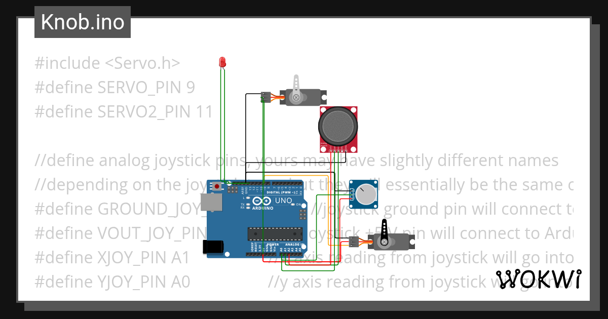 Knob.ino - Wokwi ESP32, STM32, Arduino Simulator