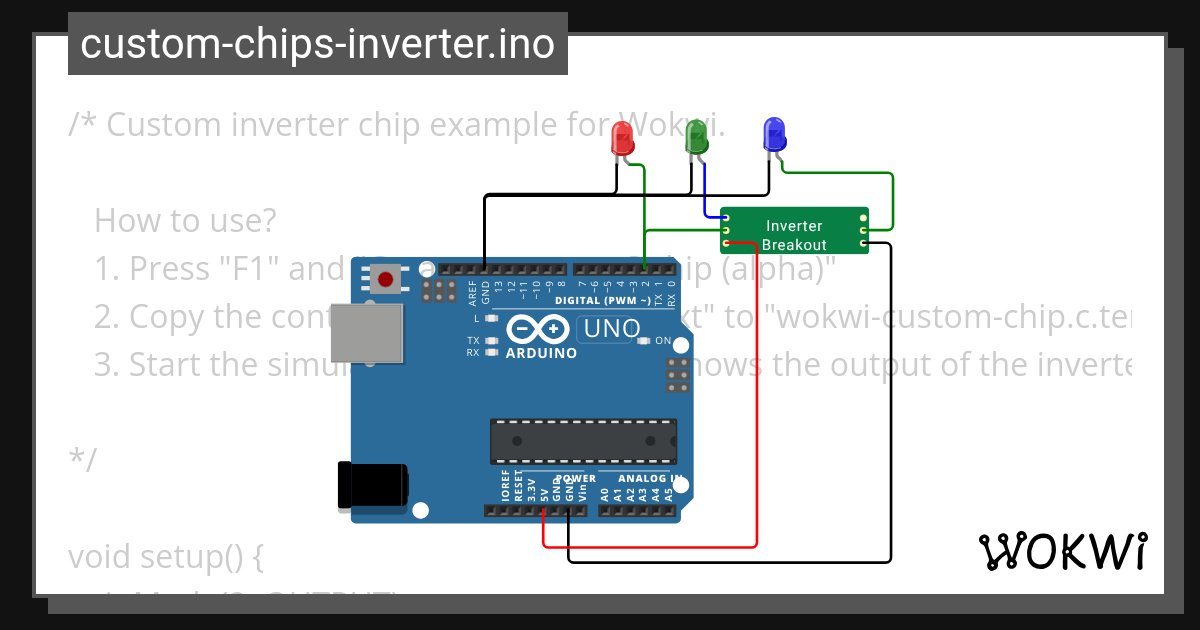 Custom Chips O Copy Wokwi Esp32 Stm32 Arduino Simulator