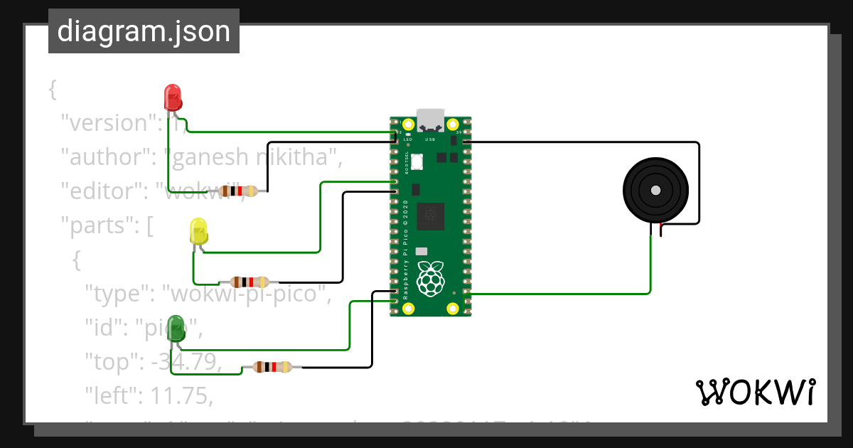 Untitled project - Wokwi ESP32, STM32, Arduino Simulator