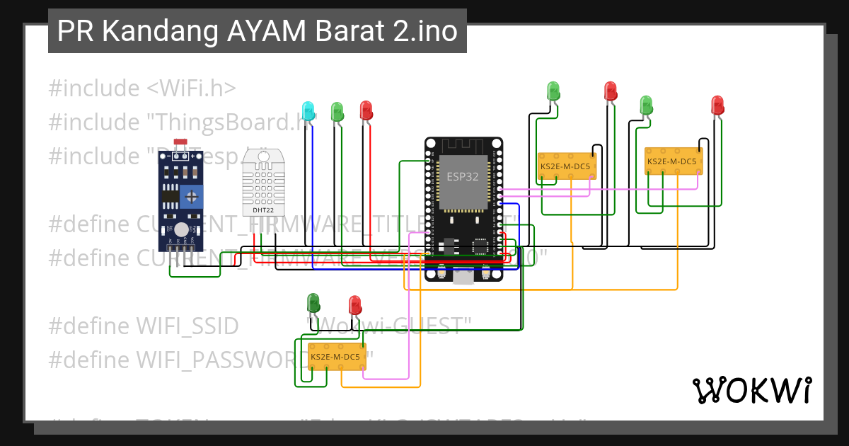 PR Kandang AYAM Barat 2 - Wokwi ESP32, STM32, Arduino Simulator
