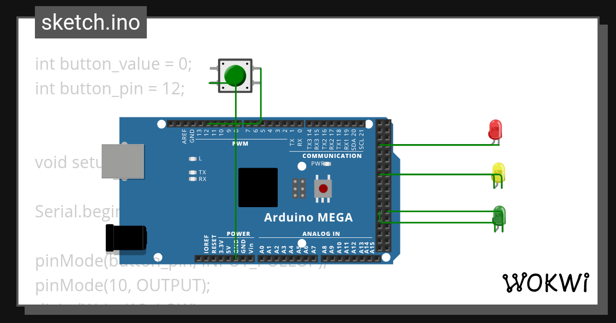 Traffic Lights Wokwi Esp32 Stm32 Arduino Simulator 1642