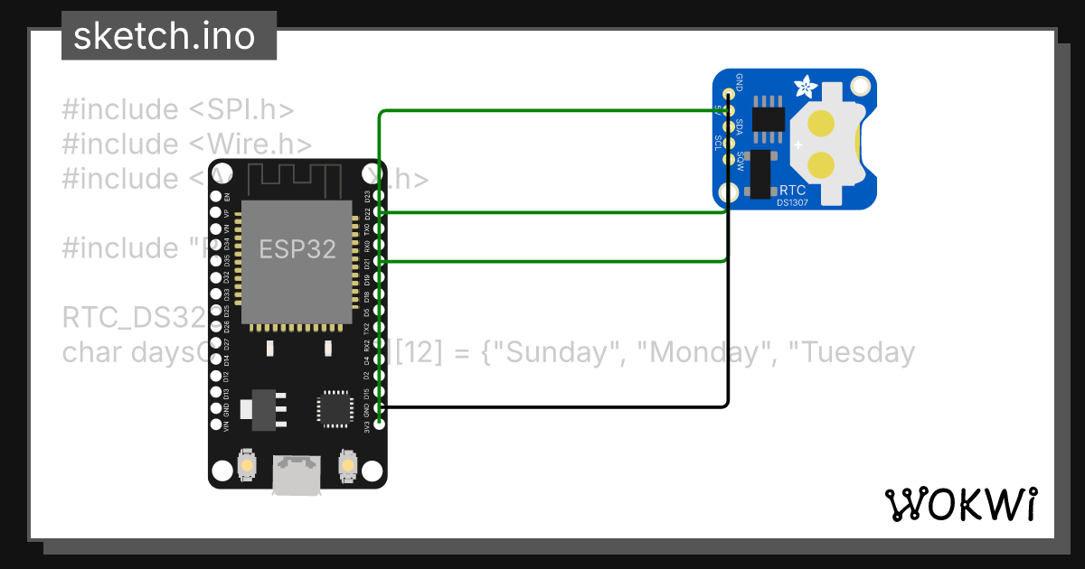RTC_Only In Simulation.ino - Wokwi ESP32, STM32, Arduino Simulator