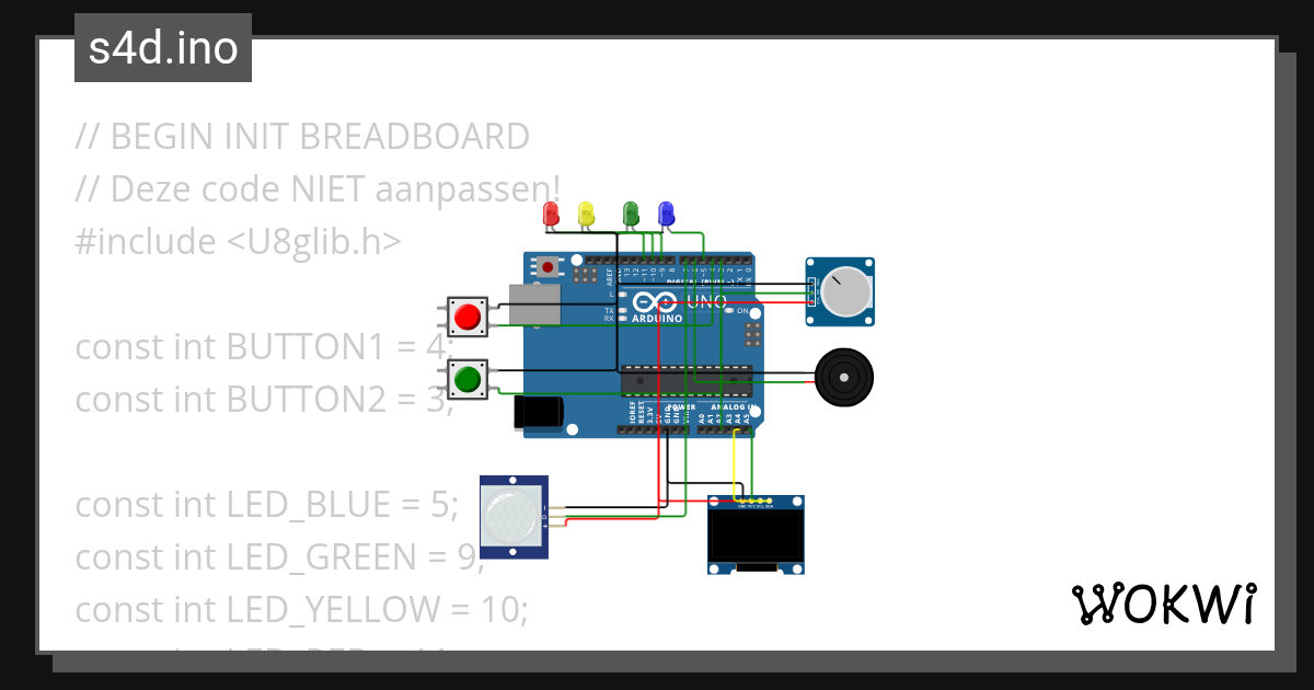 17.17: changing the 3-digit code - Wokwi ESP32, STM32, Arduino Simulator