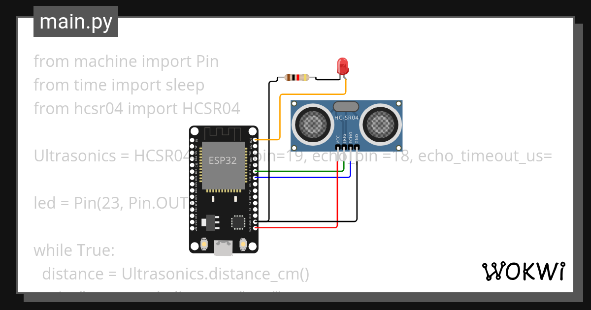 Untitled project - Wokwi ESP32, STM32, Arduino Simulator