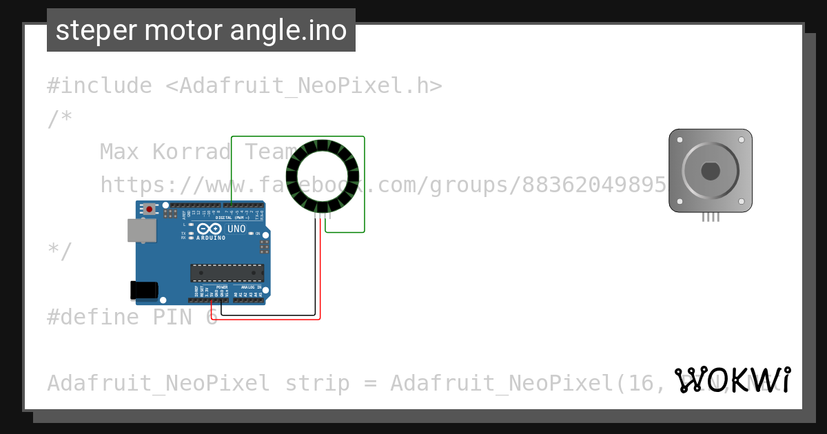 Steper Motor O Wokwi Esp32 Stm32 Arduino Simulator 4337