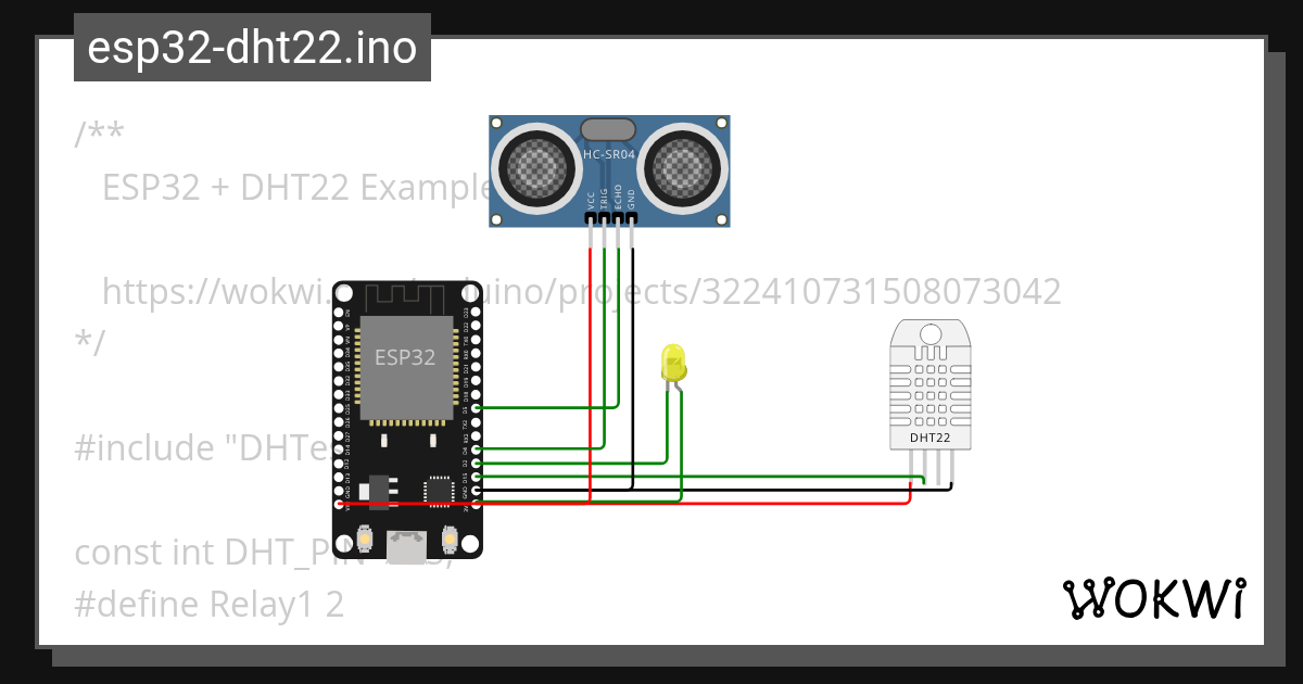 esp32-dht22.ino copy - Wokwi ESP32, STM32, Arduino Simulator esp32-dht22.ino copy - Wokwi ESP32, STM32, Arduino Simulator