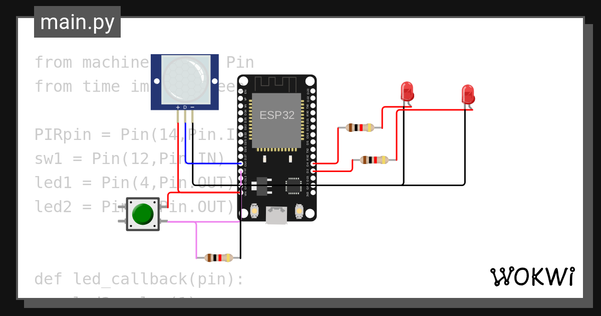 ใบงานที่10 ข้อ6 Wokwi Esp32 Stm32 Arduino Simulator