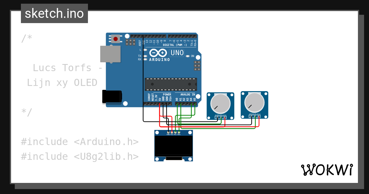 Lijn Bewegen Xy Oled Wokwi Esp32 Stm32 Arduino Simulator