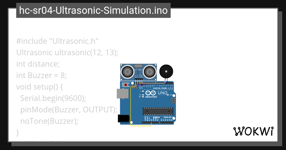 hc-sr04-Ultrasonic-Simulation.ino - Wokwi ESP32, STM32, Arduino Simulator hc-sr04-Ultrasonic-Simulation.ino - Wokwi ESP32, STM32, Arduino Simulator
