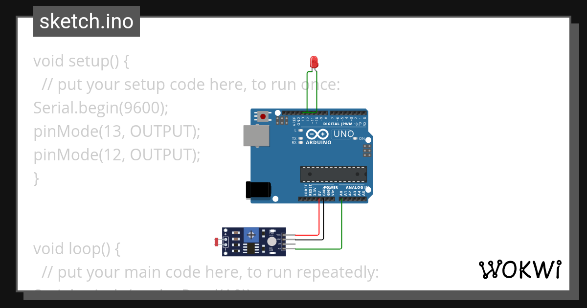 LDR&1 LED.ino copy - Wokwi ESP32, STM32, Arduino Simulator