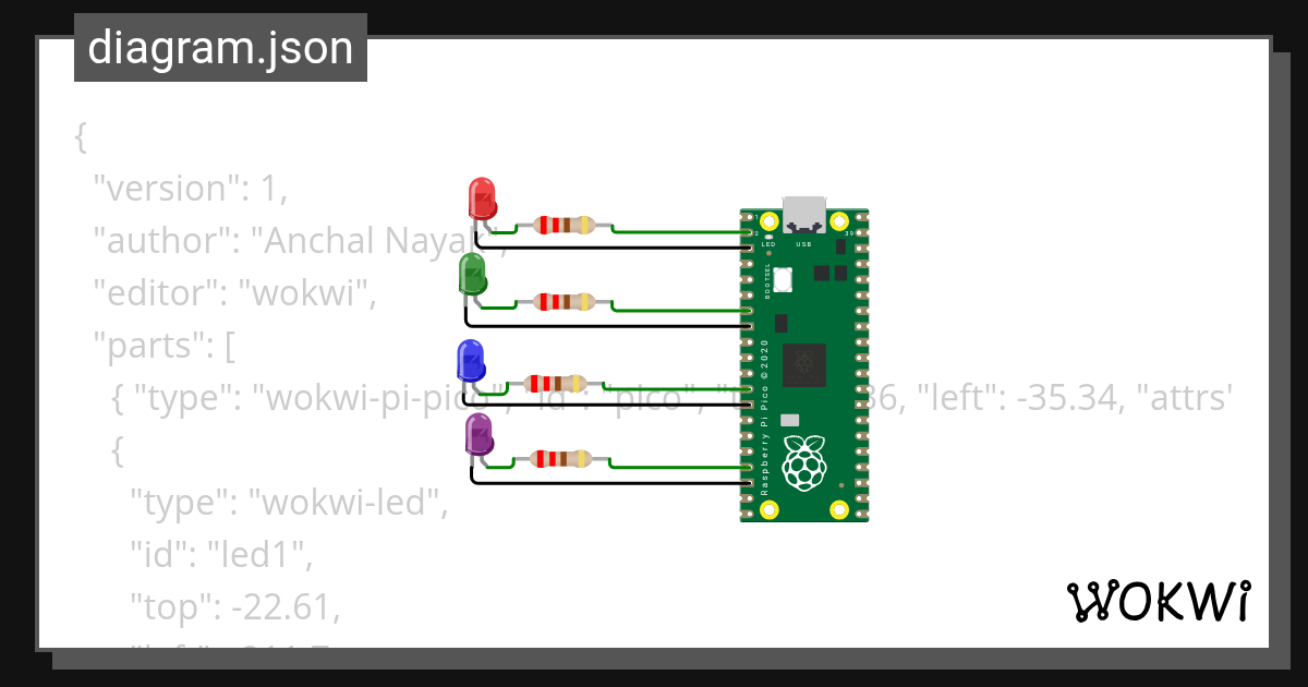 InternalLED_Blinking - Wokwi ESP32, STM32, Arduino Simulator