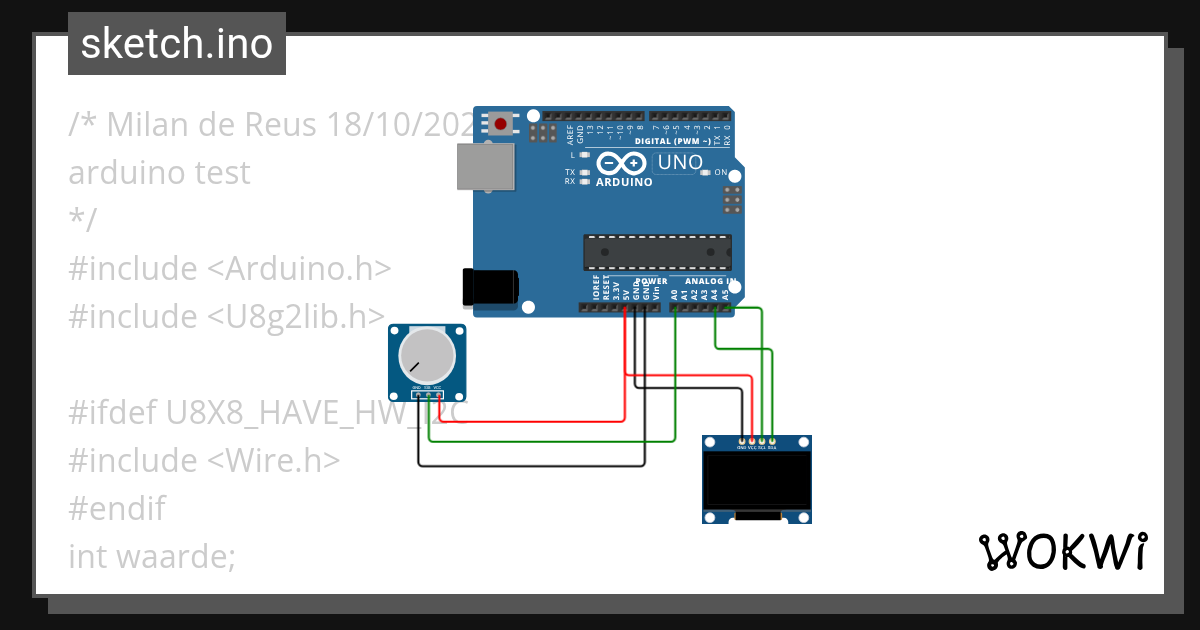 arduino test - Wokwi ESP32, STM32, Arduino Simulator