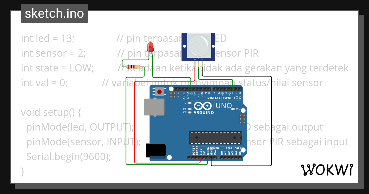 sketch.ino - Wokwi ESP32, STM32, Arduino Simulator