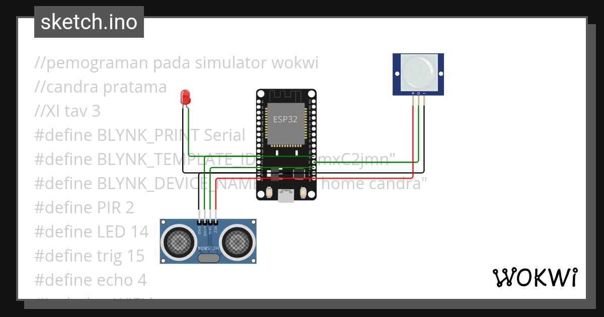 sketch.ino - Wokwi ESP32, STM32, Arduino Simulator