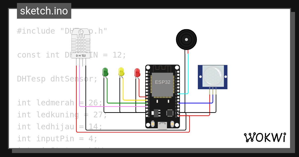 Tugas Iot Charisatun Nisa Wokwi Esp32 Stm32 Arduino Simulator
