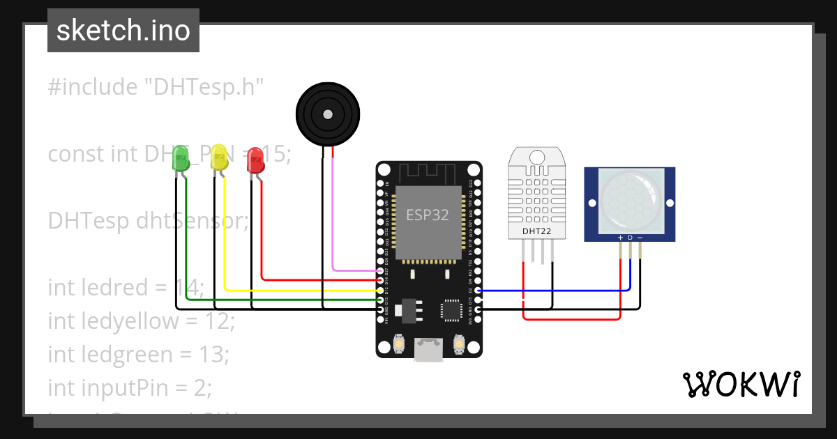 DHT22.ino - Wokwi ESP32, STM32, Arduino Simulator
