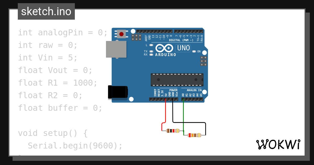 Ohmmeter Wokwi Esp32 Stm32 Arduino Simulator 2465