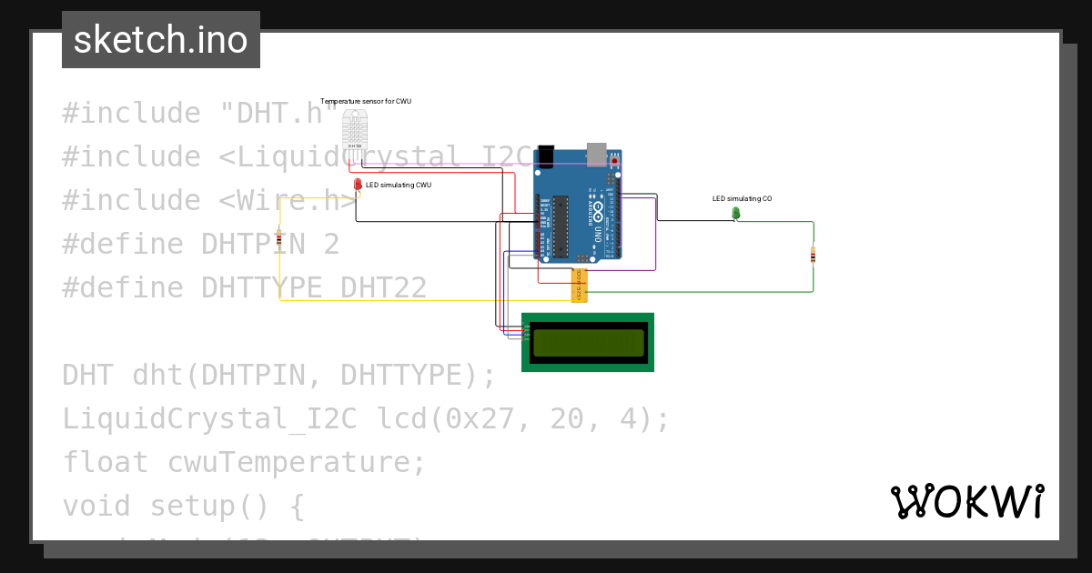 Pompa Ciepła V2 Wokwi Esp32 Stm32 Arduino Simulator 