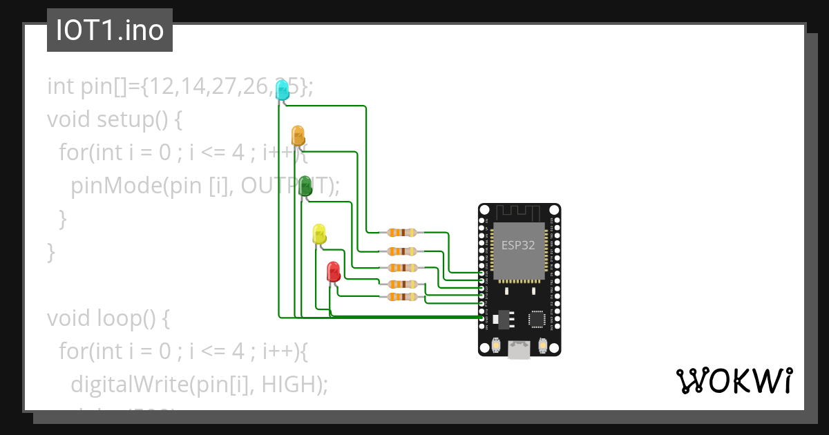 Wokwi - Online ESP32, STM32, Arduino Simulator