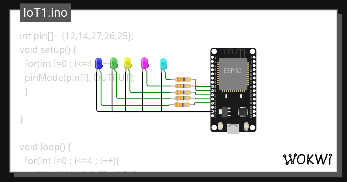 Wokwi - Online ESP32, STM32, Arduino Simulator