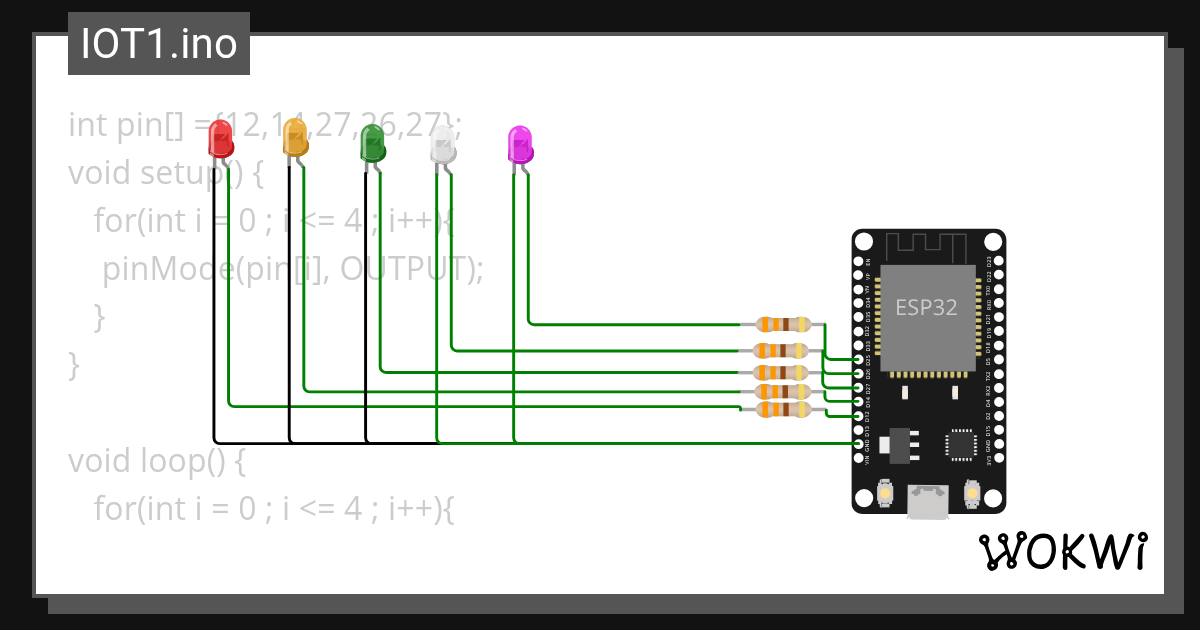 Wokwi - Online ESP32, STM32, Arduino Simulator