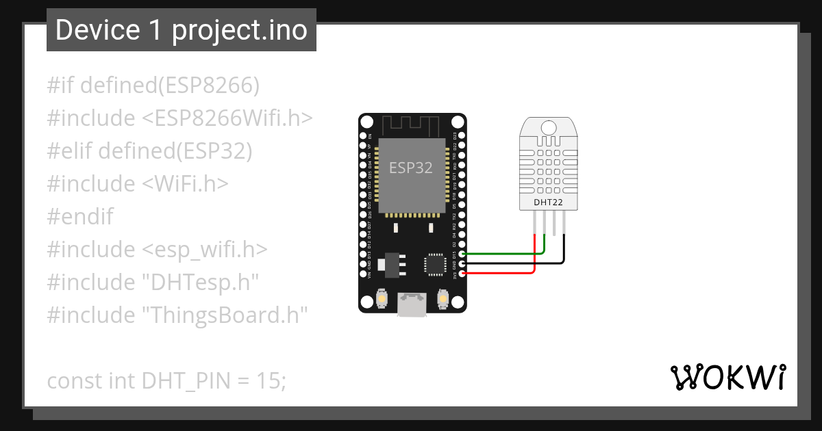 Device 1 project.ino - Wokwi ESP32, STM32, Arduino Simulator