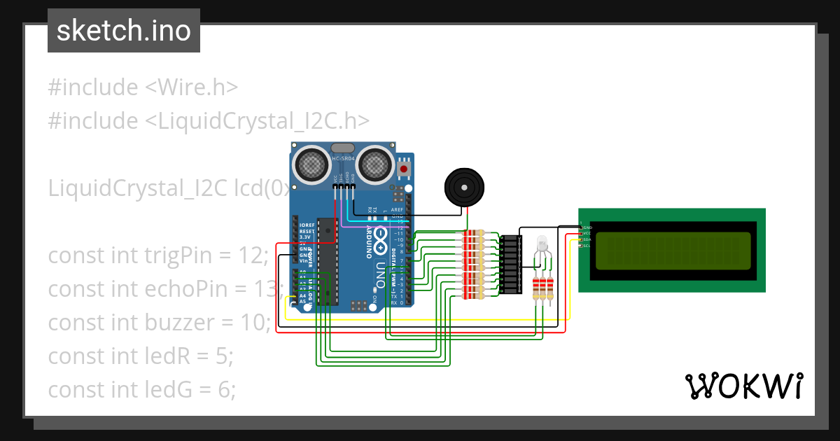 PARKIR BAR II - Wokwi ESP32, STM32, Arduino Simulator