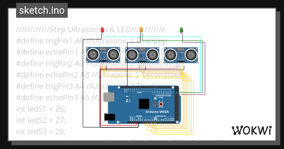 CEAP2022_Booth_Multiple_Ultrasonic_Mega - Wokwi ESP32, STM32, Arduino Simulator
