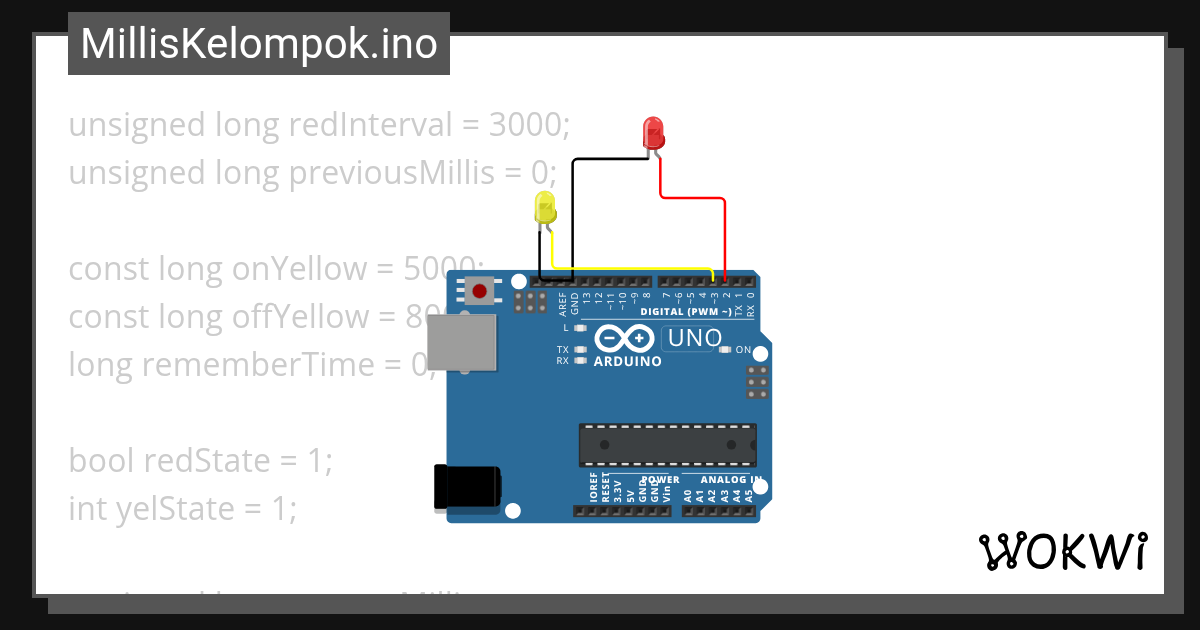 LED Millis - Wokwi ESP32, STM32, Arduino Simulator LED Millis - Wokwi ESP32, STM32, Arduino Simulator