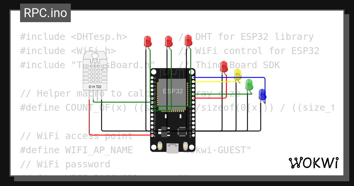 Success Rpc 4 Warna Wokwi Esp32 Stm32 Arduino Simulator 3585