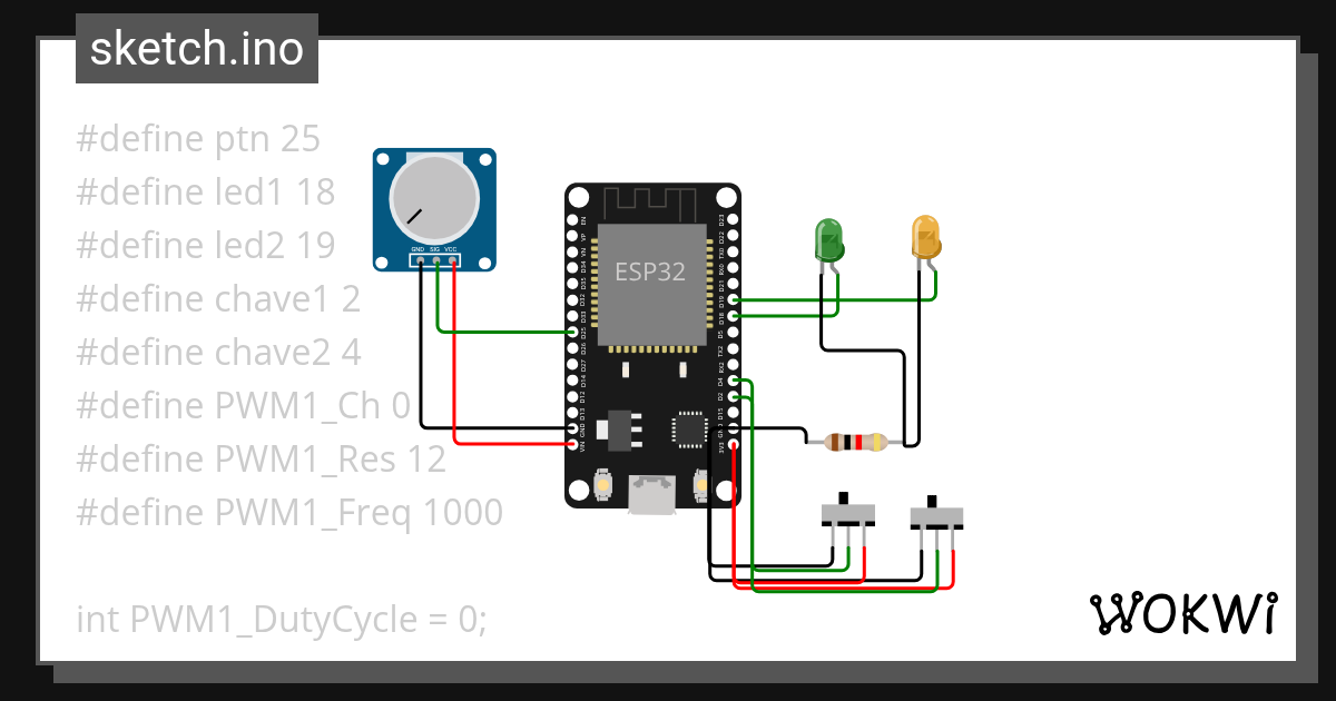 Aula MIR - Wokwi ESP32, STM32, Arduino Simulator