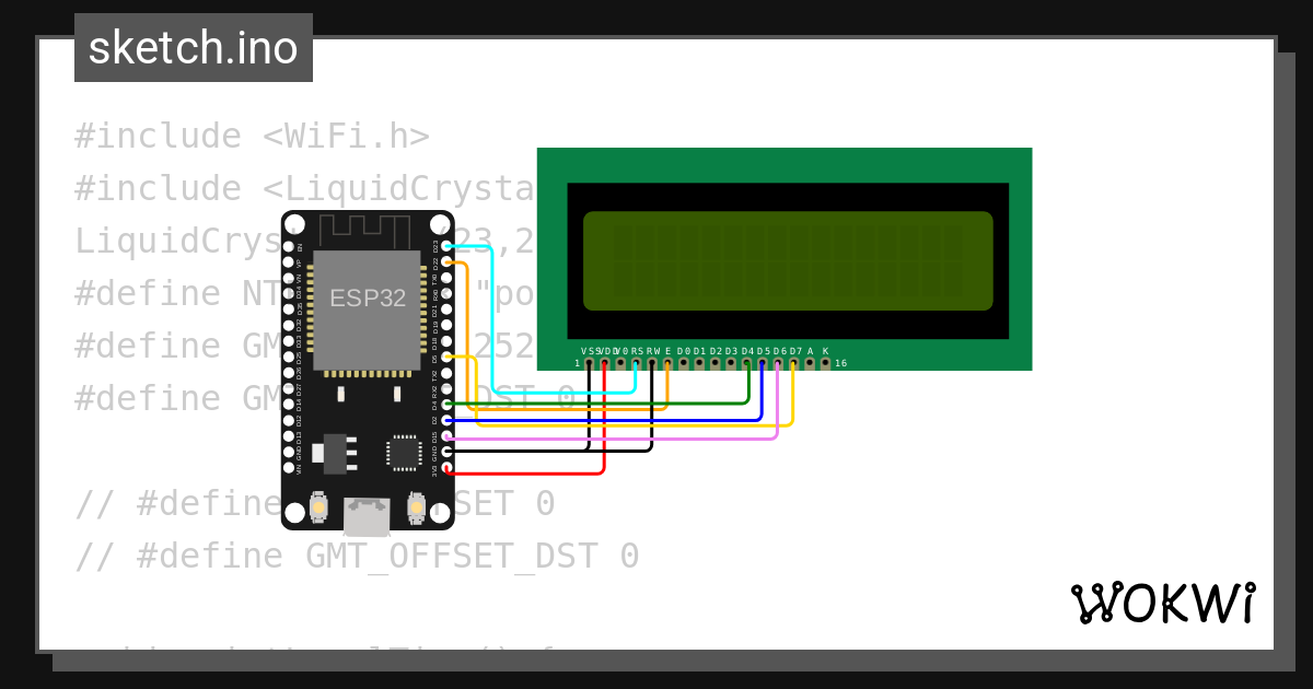 Ntp Server Wokwi Esp32 Stm32 Arduino Simulator