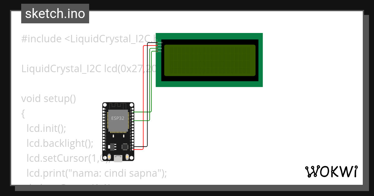 Challange 3 Cindi Sapna Erika Wokwi Esp32 Stm32 Arduino Simulator
